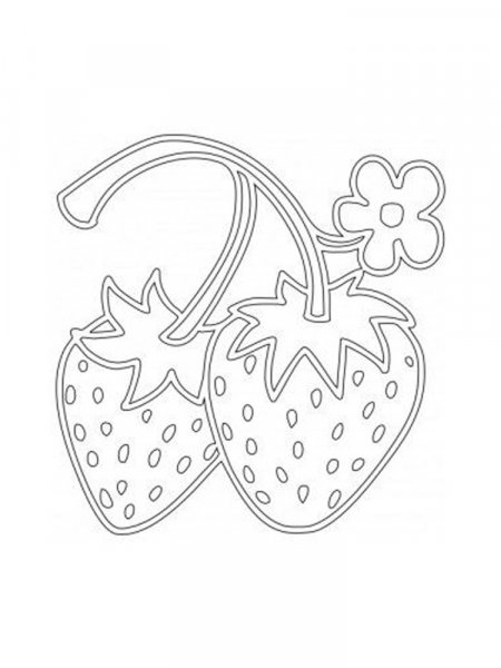 Free printable Strawberry stencils and templates