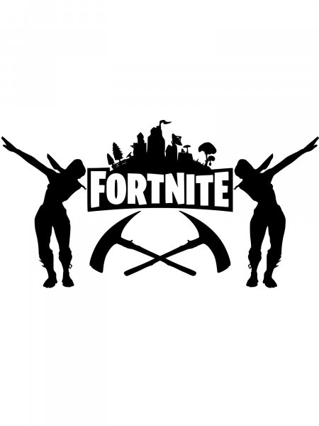 Free printable Fortnite stencils and templates