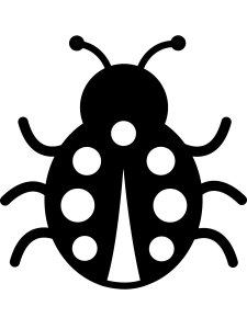 Ladybug stencils and templates - Free PDF Printables