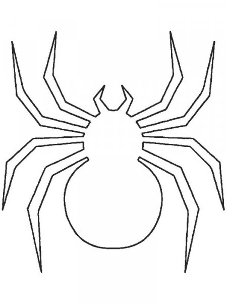 Spider stencils and templates - Free PDF Printables