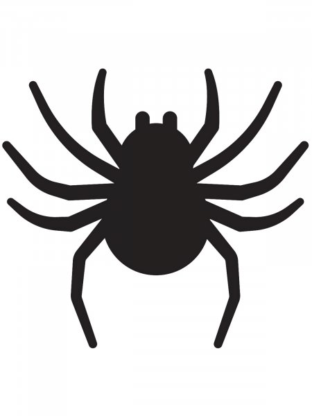 Spider stencils and templates - Free PDF Printables