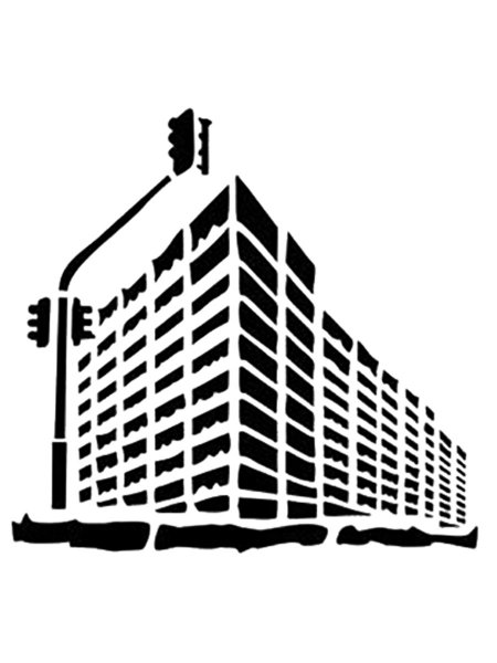 Free printable Buildings stencils and templates