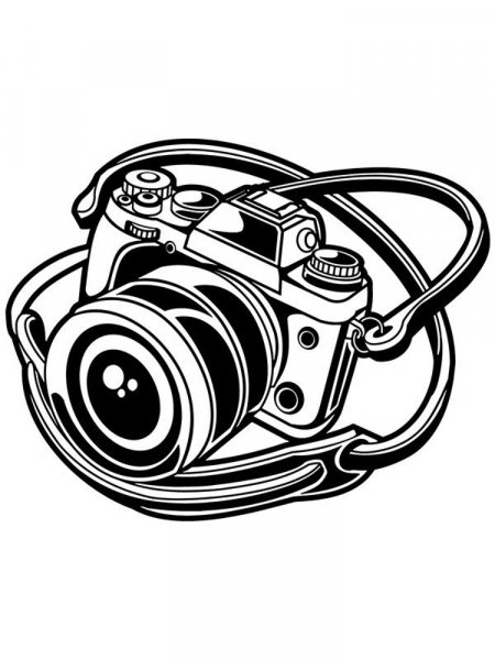 Free printable Camera stencils and templates