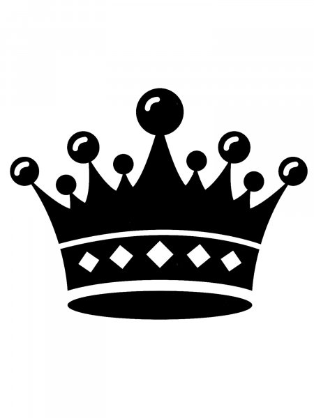 Free printable Crown stencils and templates
