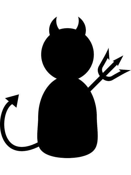 Free printable Daemon stencils and templates