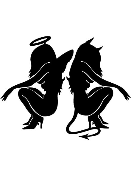 Free printable Devil stencils and templates