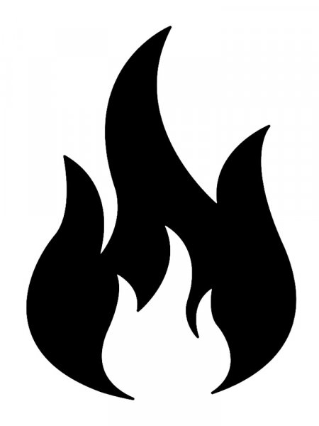 Free printable Fire stencils and templates