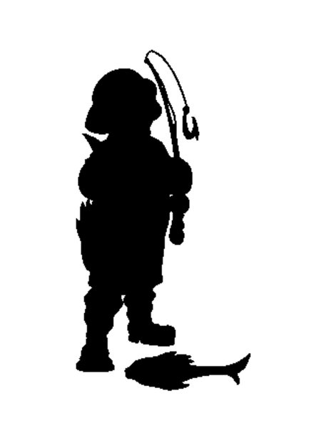 Free printable Fisherman stencils and templates