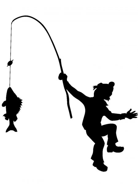 Free printable Fishing stencils and templates