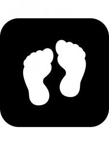 Free printable Footprint stencils and templates