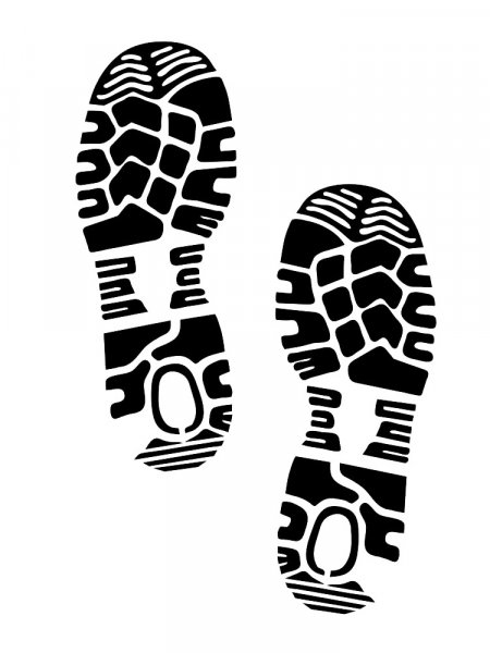 Free printable Footprint stencils and templates