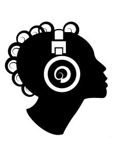 Free printable Headphones stencils and templates