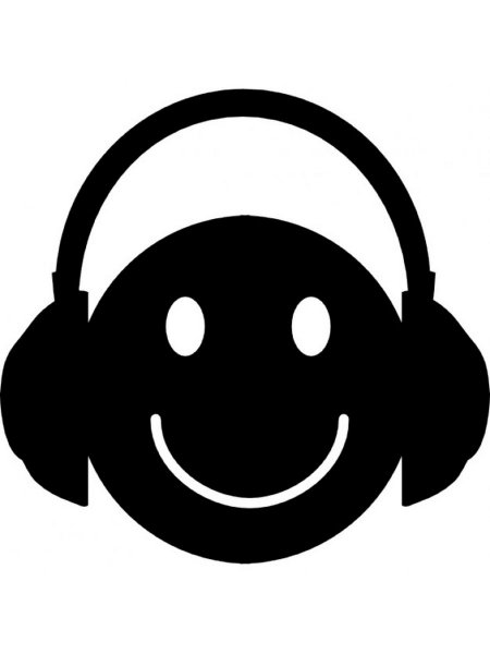 Free printable Headphones stencils and templates