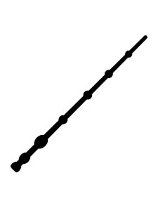 Magic Wand stencils