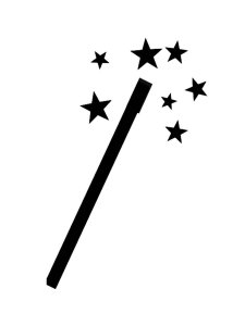 Magic Wand stencils