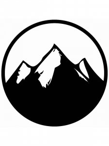 Mountain stencils