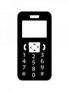 Free printable Phone stencils and templates