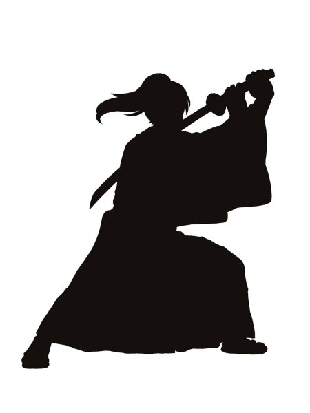Free printable Samurai stencils and templates