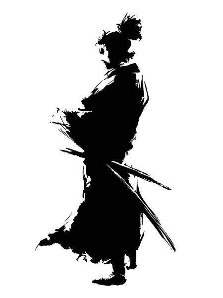 Free printable Samurai stencils and templates