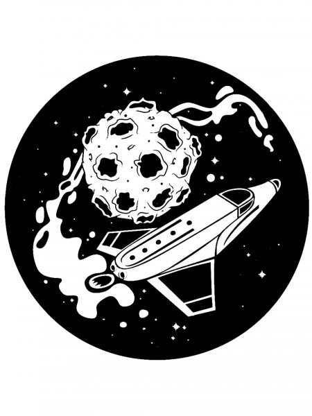 Free printable Space stencils and templates