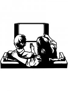 Free printable TV stencils and templates