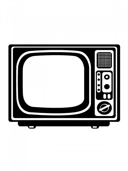 Free printable TV stencils and templates