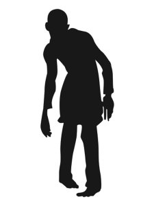 Free printable Zombie stencils and templates