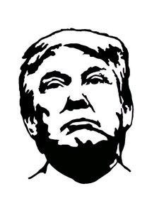 Free printable Donald Trump stencils and templates