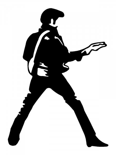 Free printable Elvis Presley stencils and templates