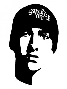 Free printable Eminem stencils and templates
