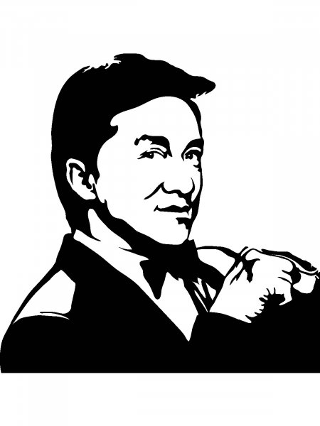 Free printable Jackie Chan stencils and templates