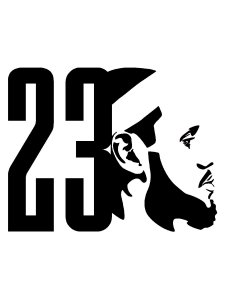 Free printable LeBron James stencils and templates