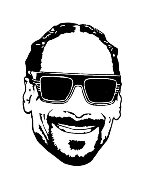 Free printable Snoop Dogg stencils and templates