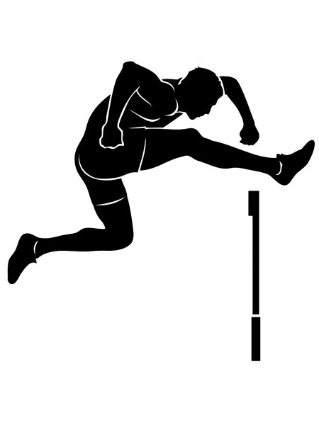 Free printable Athletics stencils and templates