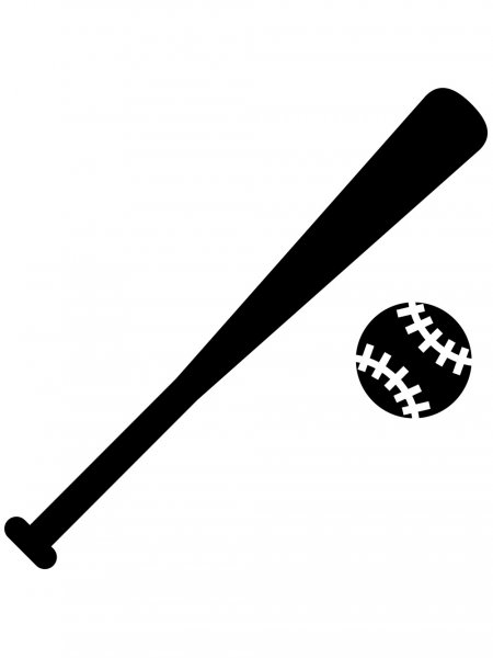 Free printable Baseball stencils and templates