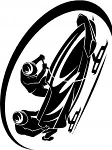 Free printable Bobsled stencils and templates