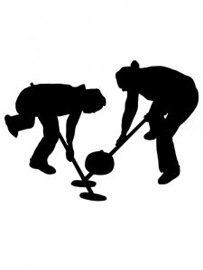 Free printable Curling stencils and templates