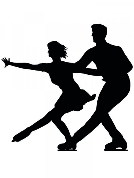 Free printable Figure skating stencils and templates