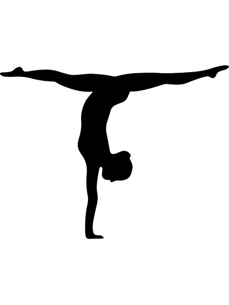Free printable Gymnastics stencils and templates