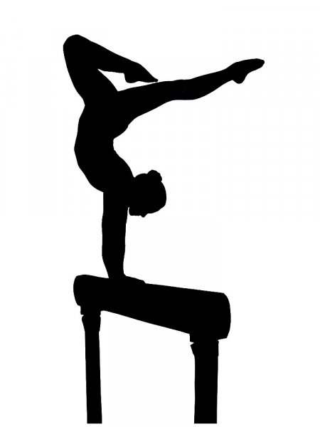 Free printable Gymnastics stencils and templates