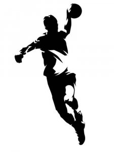 Free printable Handball stencils and templates