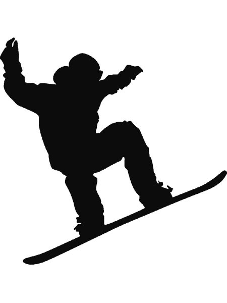 Free printable Snowboard stencils and templates
