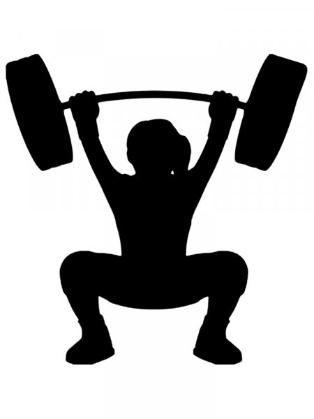 Free printable Weightlifting stencils and templates