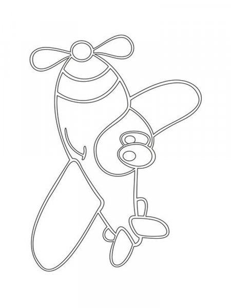 Free printable Airplane stencils and templates