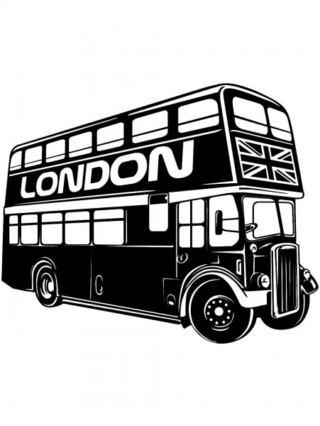 Free printable Bus stencils and templates