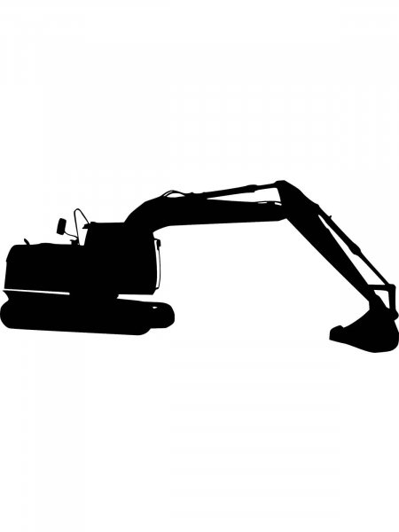 Excavator stencils
