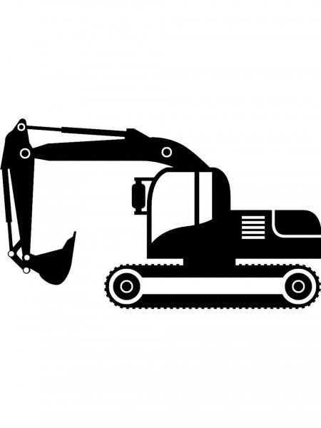 Excavator stencils