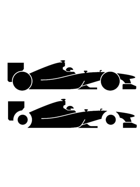 Formula 1 stencils