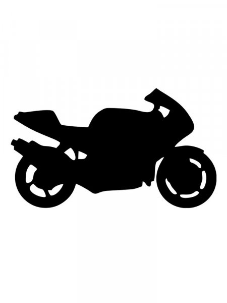Free printable Motorcycle stencils and templates