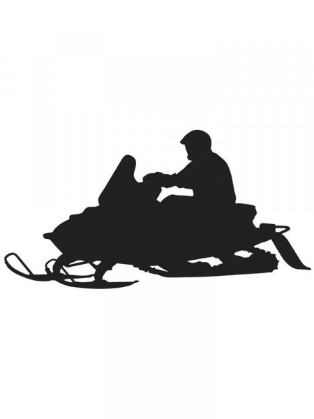 Free printable Snowmobile stencils and templates